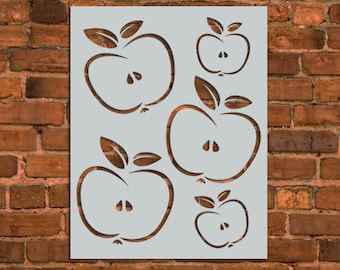 Citrus Fruit Stencil | Etsy