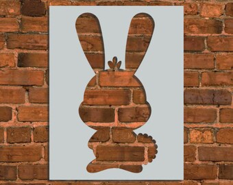 Bunny Rabbit Stencil - Etsy