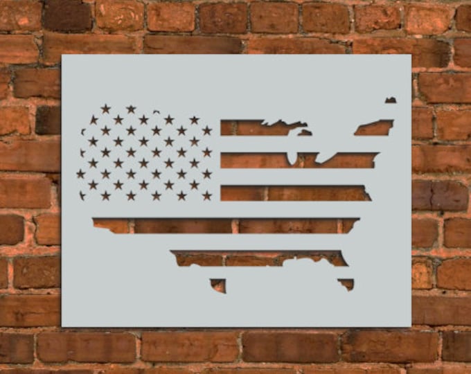 American Flag Stencil | Etsy