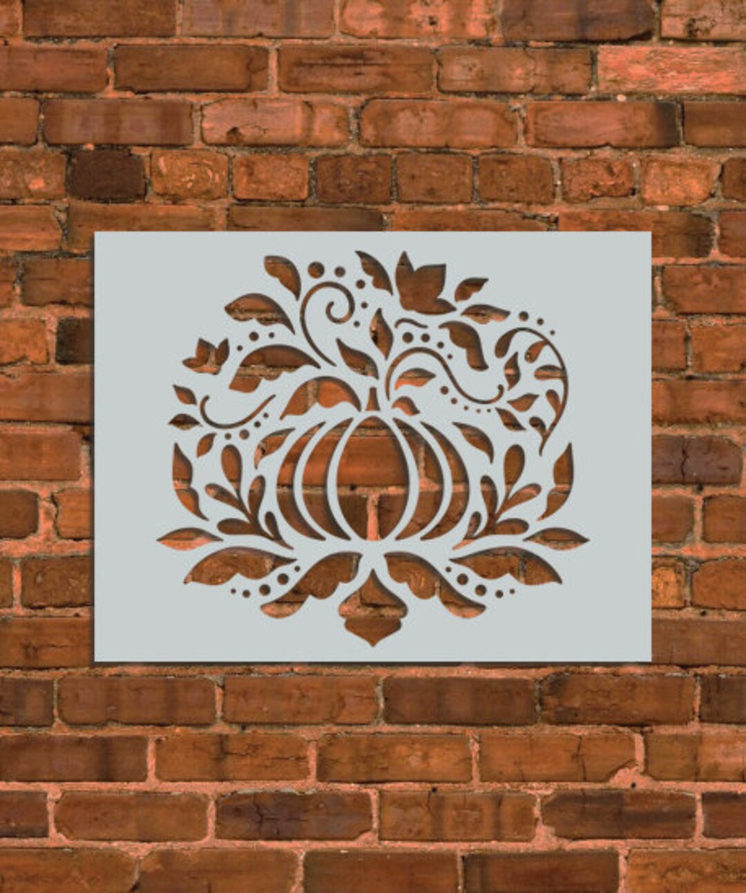 Pumpkin Season Stencil - Etsy