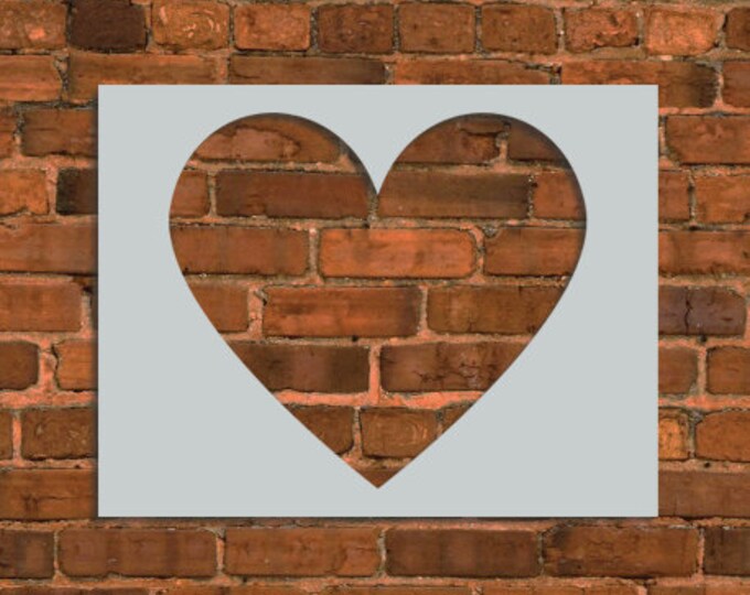 Love Hearts Stencil - Etsy