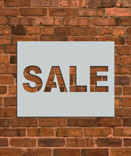 SALE Sign Stencil - Etsy