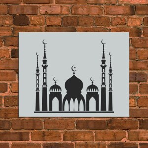 Muslim Mosque Stencil - Etsy