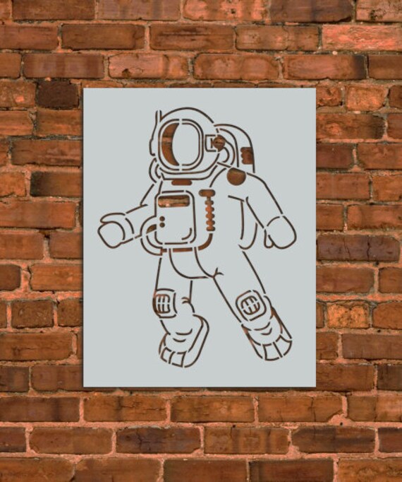 Astronaut Space Stencil | Etsy