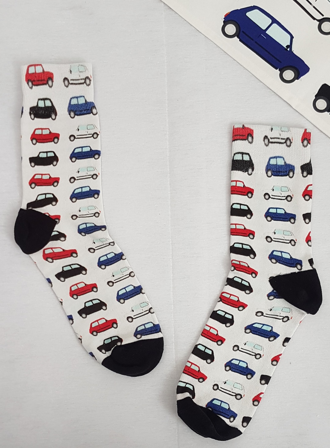 Classic Mini Coopers Cotton Socks, British Motoring Icon - Etsy