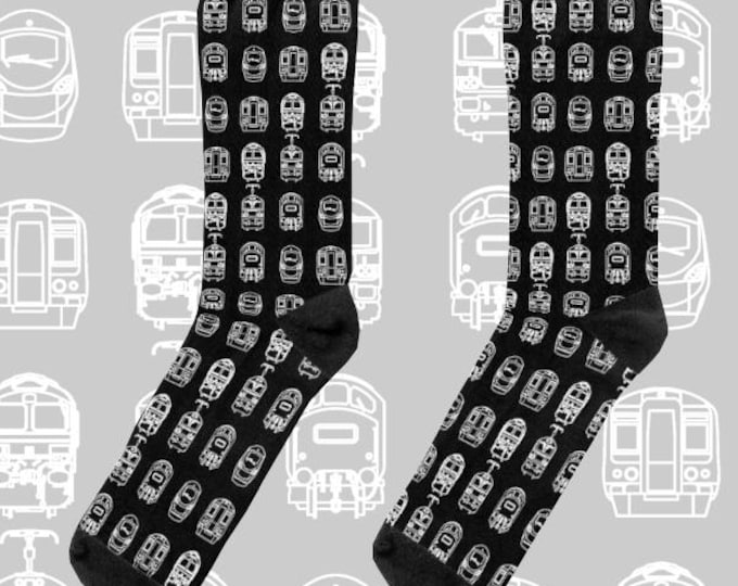 West Coast Mainline Socks - Pendolino, Class 92, Class 37, Class 350 ...
