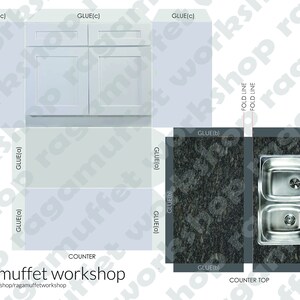 Doll House White Counter Printables - Etsy