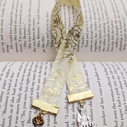 Beauty and the Beast Bookmark Grand Staircase - Etsy