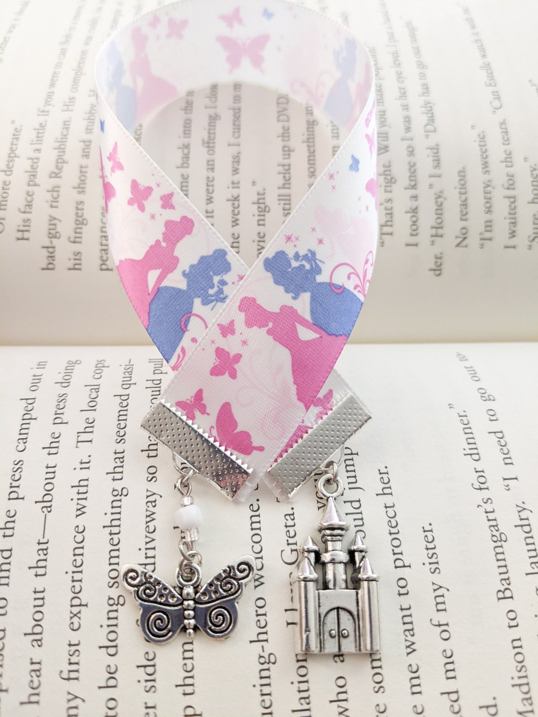 Princess Dreams Fairytale Castle Ribbon Bookmark - Etsy