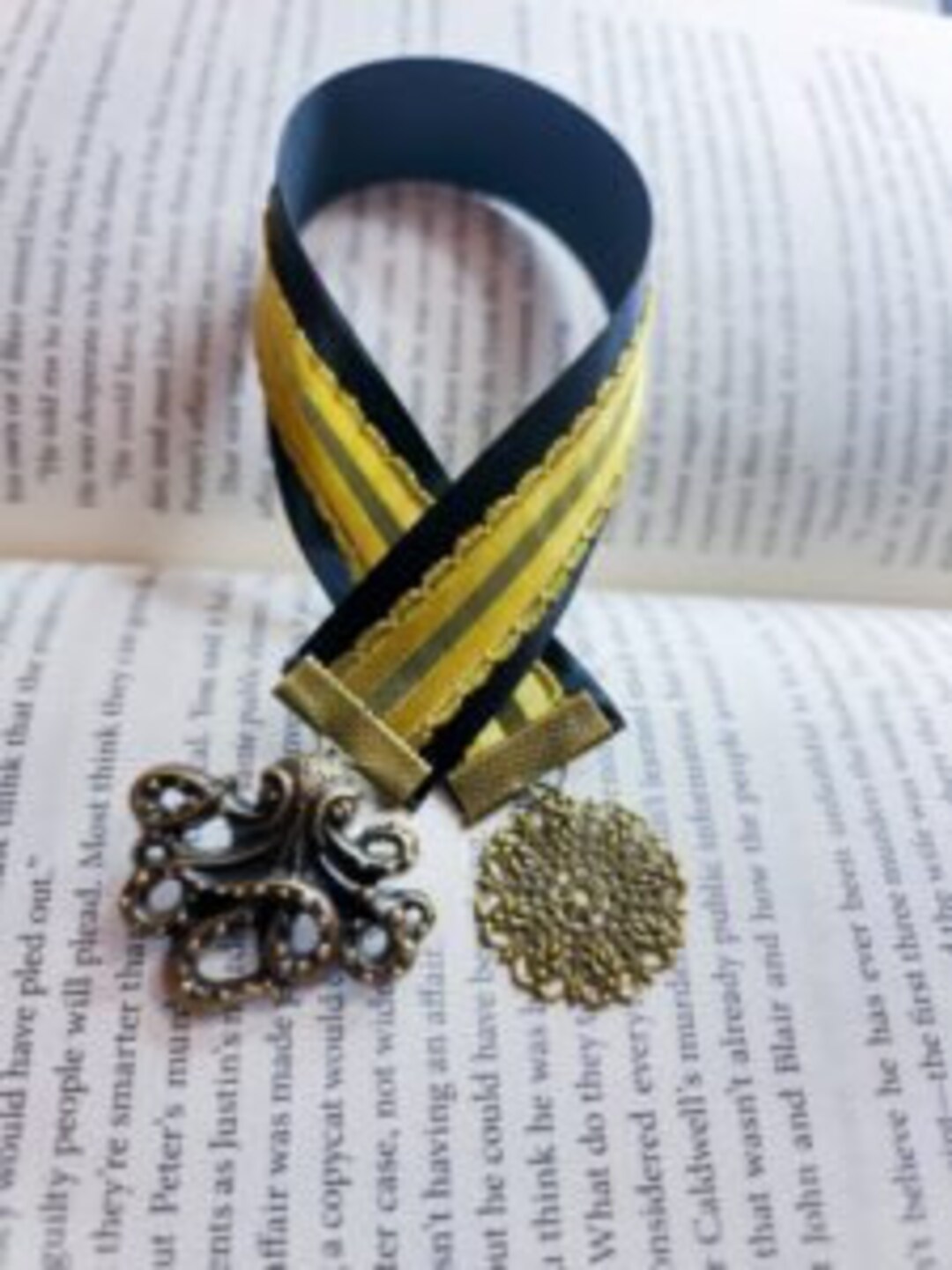 Guardian of the Deep Octopus Ribbon Bookmark - Etsy