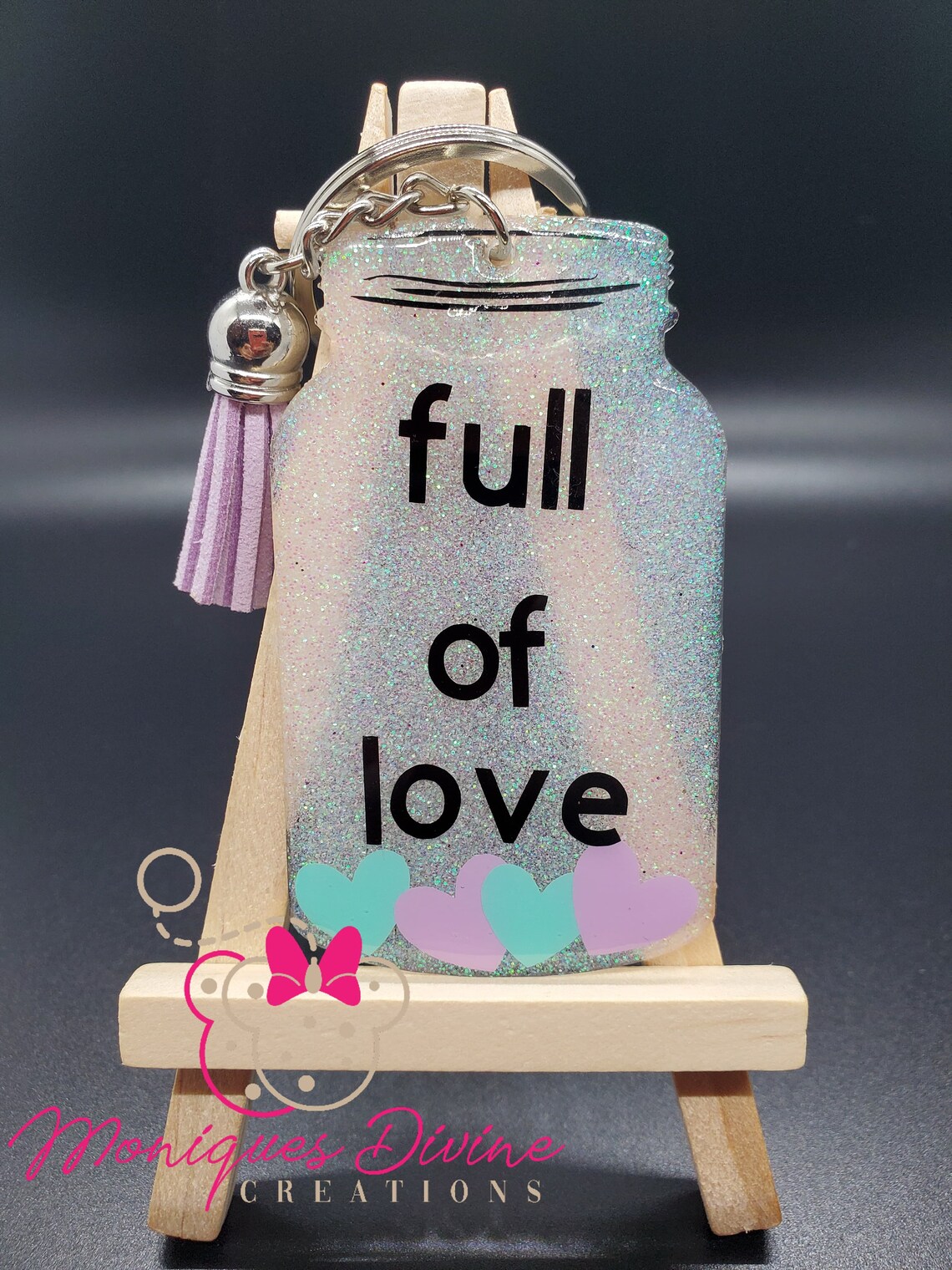 Mason Jar Acrylic Keychain - Etsy