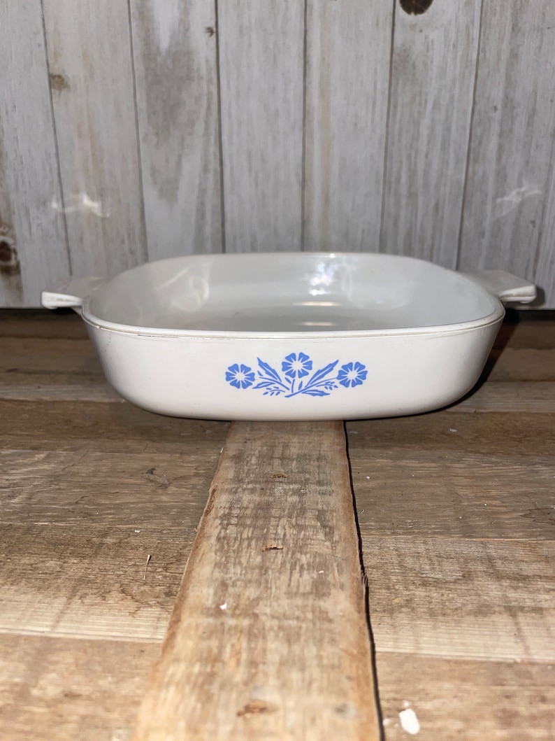 RARE Blue Corn Flower Vintage Corning Ware Baking Dish With Lid - Etsy