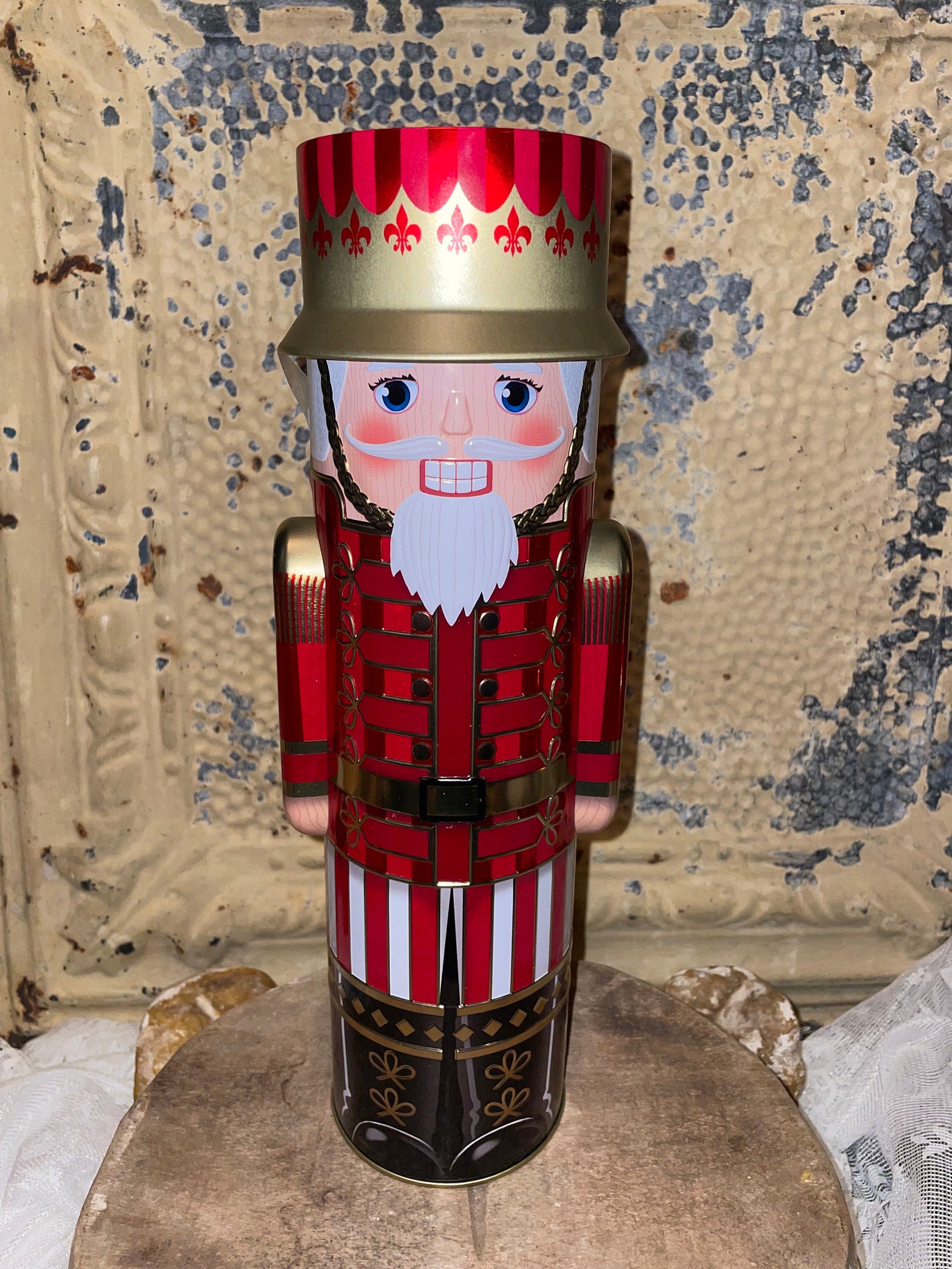 Nutcracker Tin Toy Soldier Metal Control - Etsy