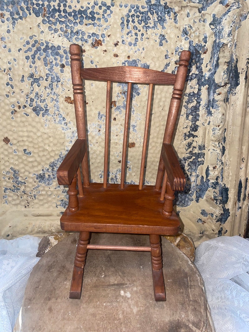 Vintage Porcelain Old Man Rocking Chair - Etsy