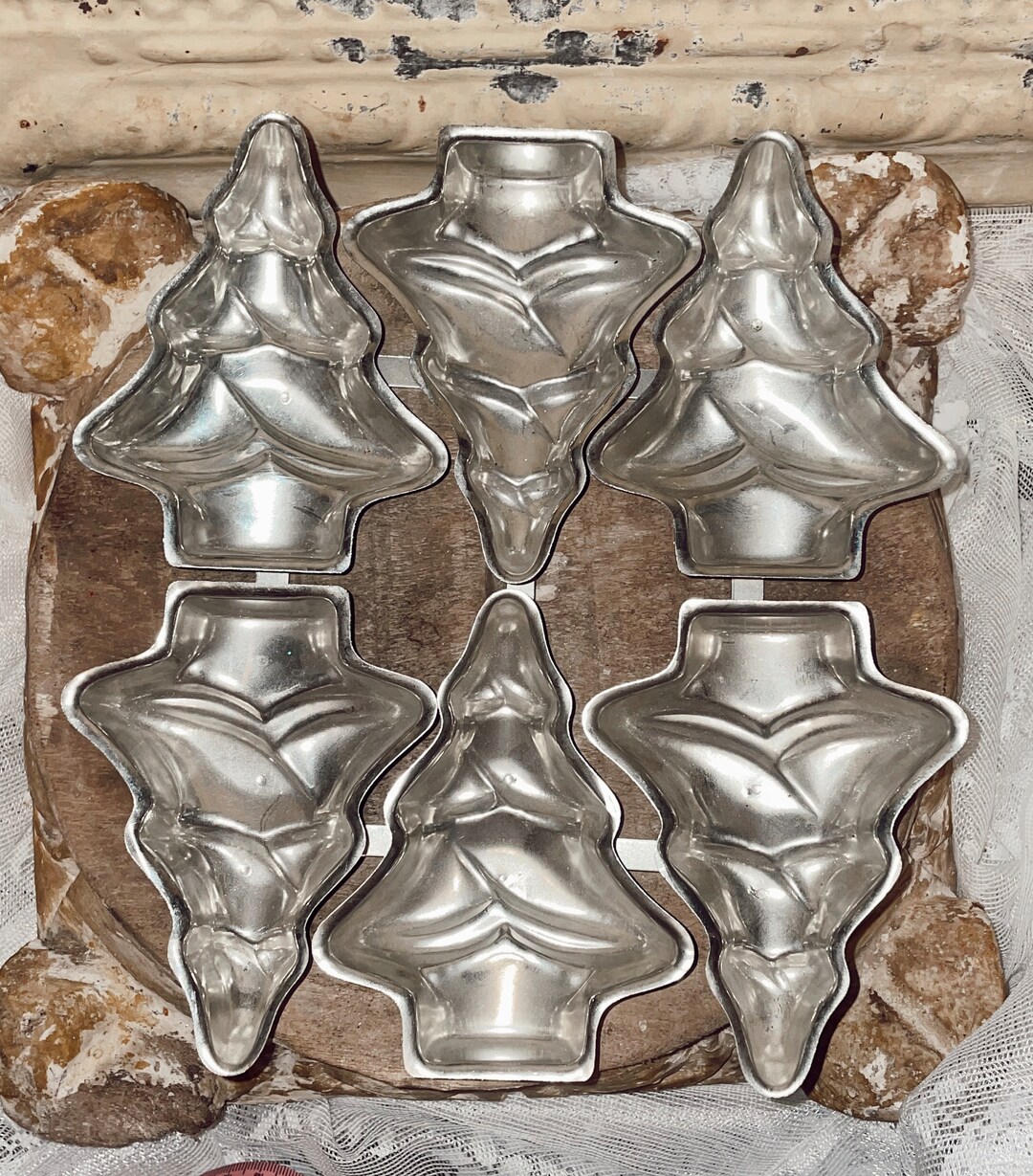 Vintage 6 Christmas Trees Baking Pan - Etsy