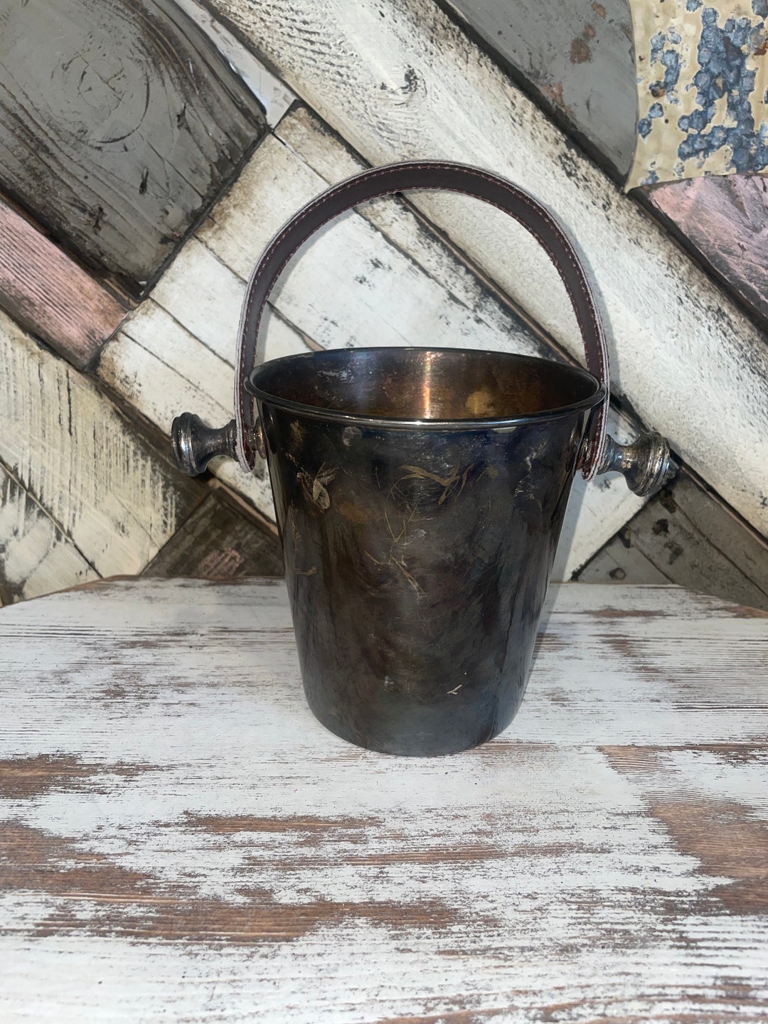 Vintage Silver Pot - Etsy