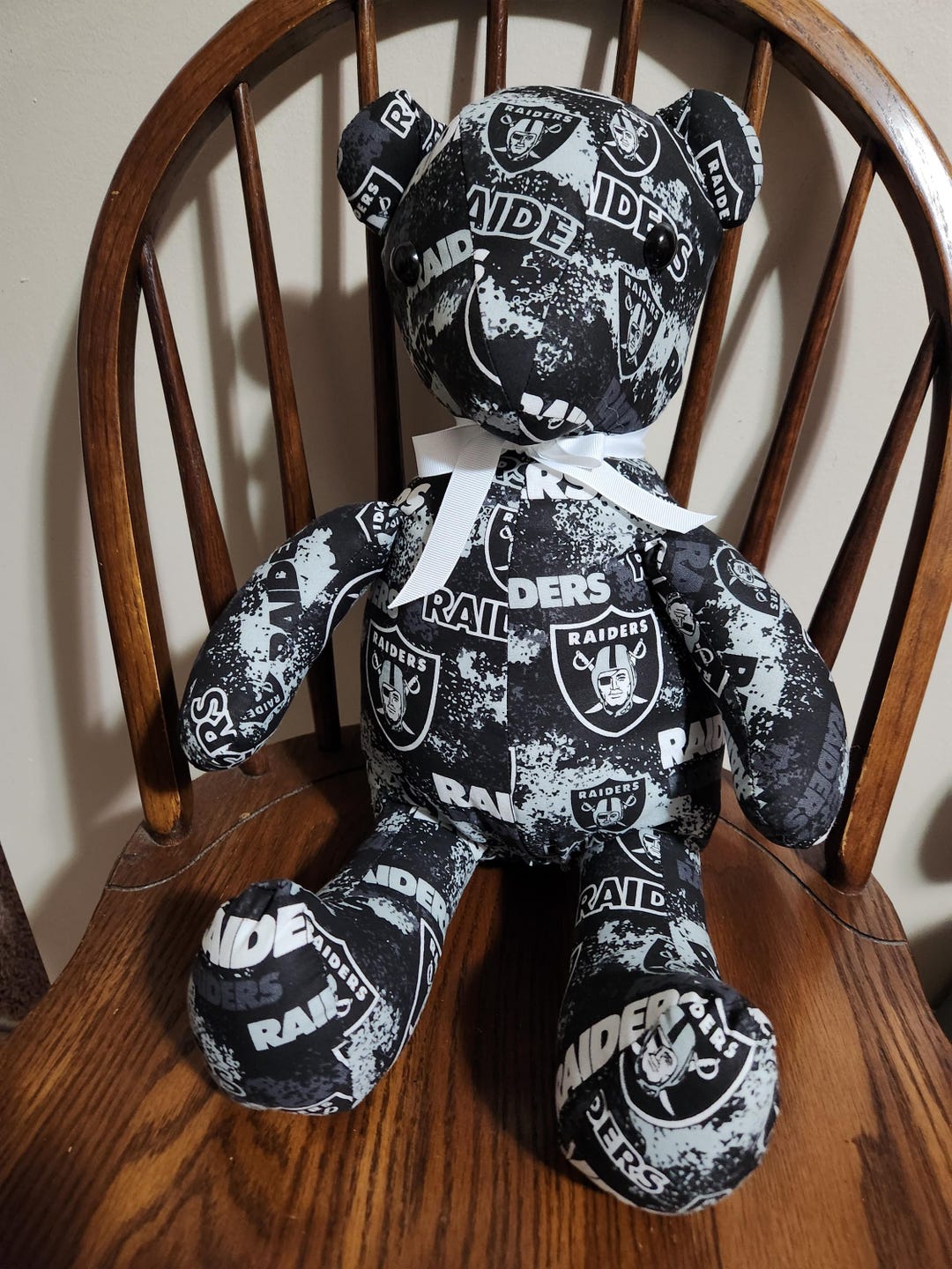 Las Vegas Raiders Teddy Bear Plush - Etsy