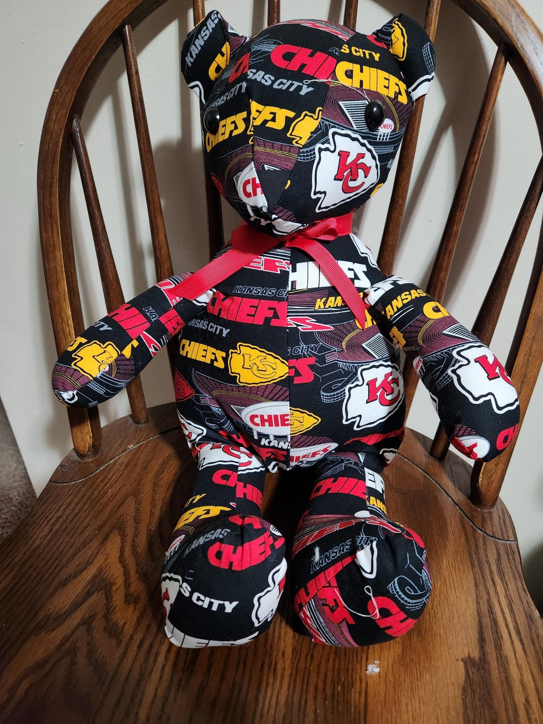Kansas City Chiefs Teddy Bear Plush - Etsy