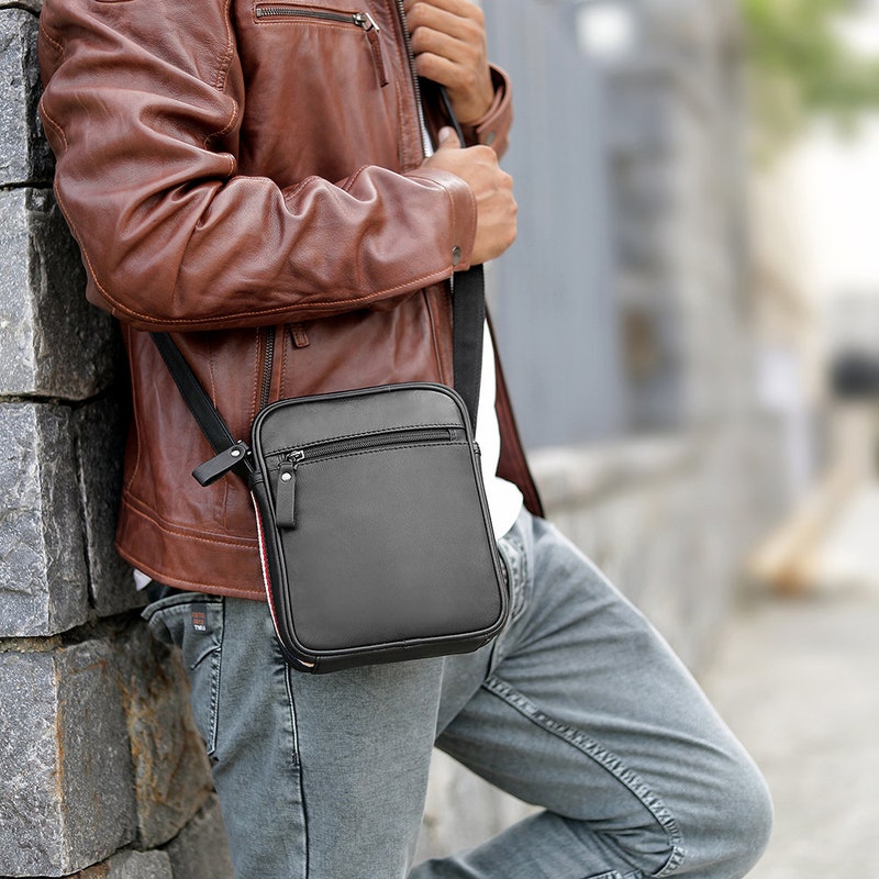 Small Mens Crossbody Bag - Etsy