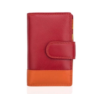 Purse for Women, Multi Colour Wallet, Bifold Wallet, Colourful Rainbow ...