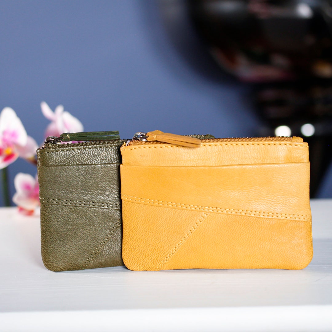 Coin Purse for Women, Small Purses, PRIMEHIDE Leather Coin Purse ...