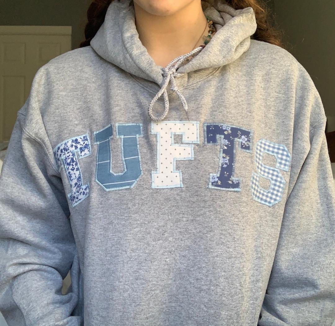 Custom Patchwork College Sweatshirt - Etsy