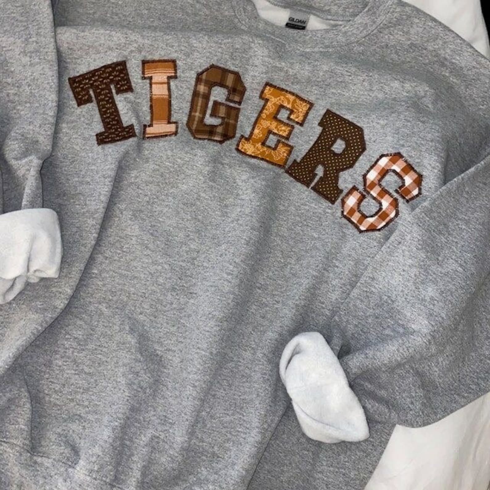 Custom Patchwork College Crewneck - Etsy