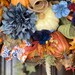 Scarecrow XL Pumpkin Front Door Decor Thanksgiving Wreath - Etsy