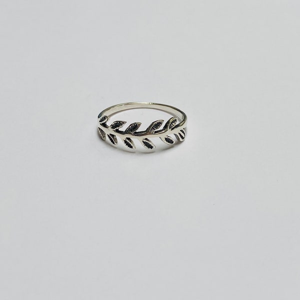 Olive Branch Ring - Etsy