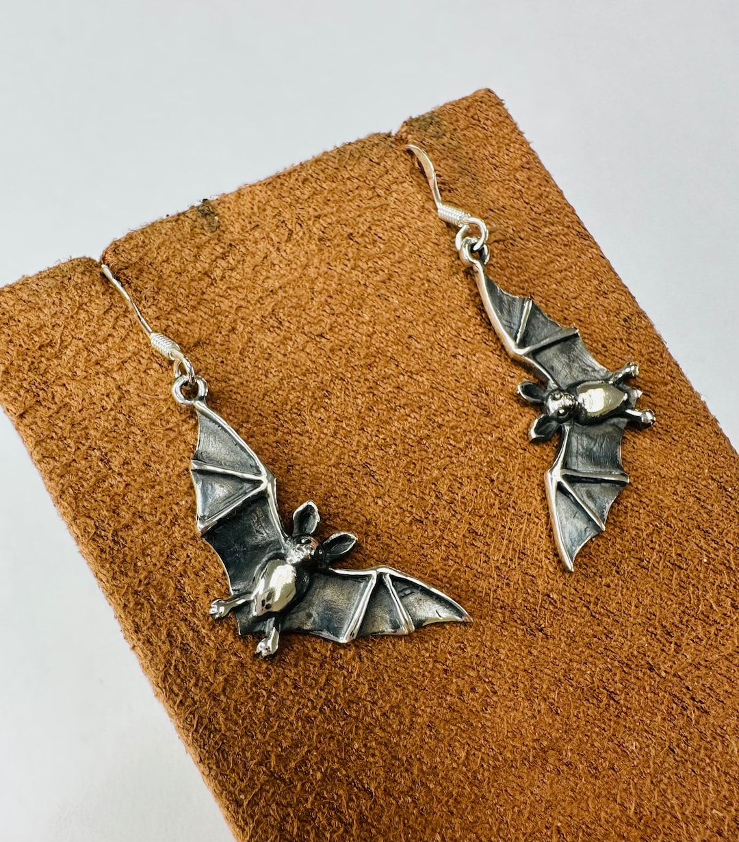 Dangling Bat Earrings - Etsy