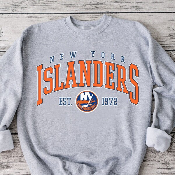 New York Islanders Vintage Sweatshirt - Etsy