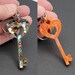 Heart Key, Resin Keychain - Etsy