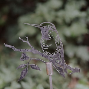 Metal Hummingbird Yard Art & Garden Decoration - Etsy