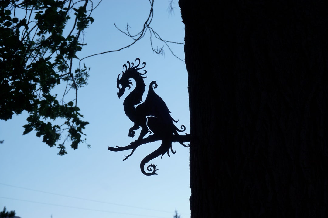 Metal Dragon Yard Art & Garden Decoration - Etsy