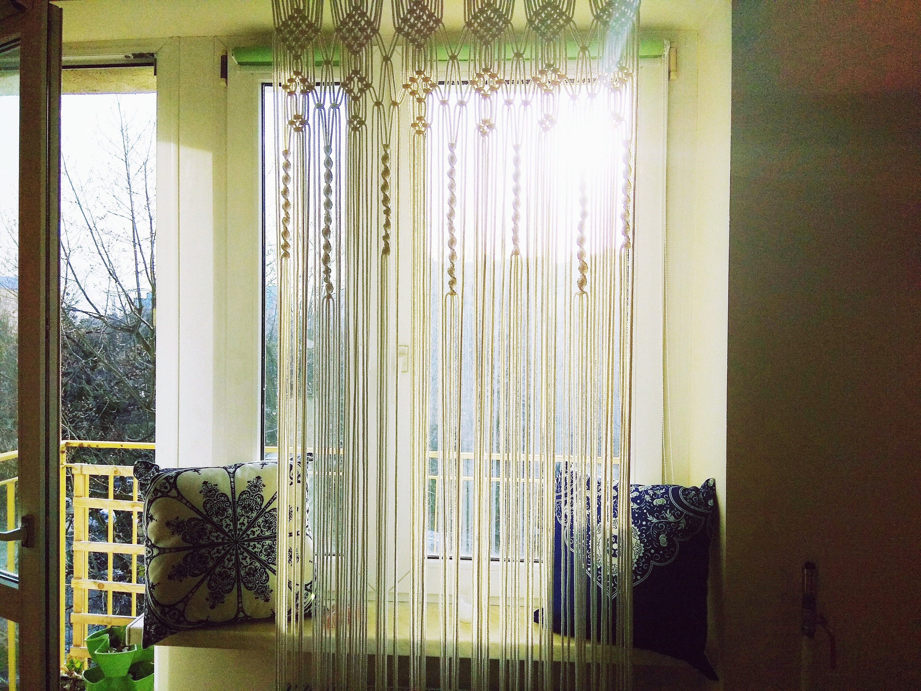 Beautiful Macrame Rope Window Curtain Room Separator Door - Etsy
