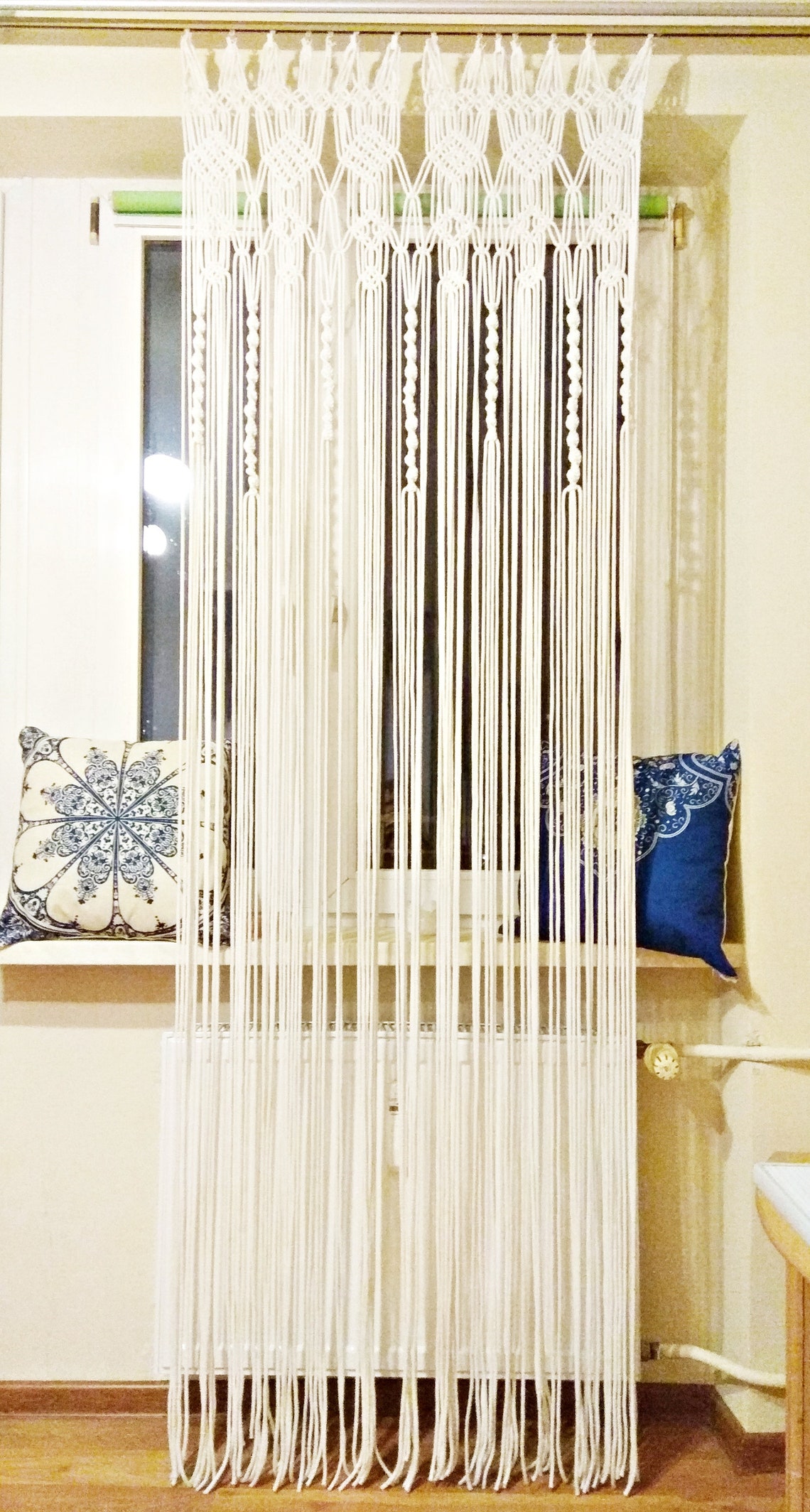 Beautiful Macrame Rope Window Curtain Room Separator Door - Etsy