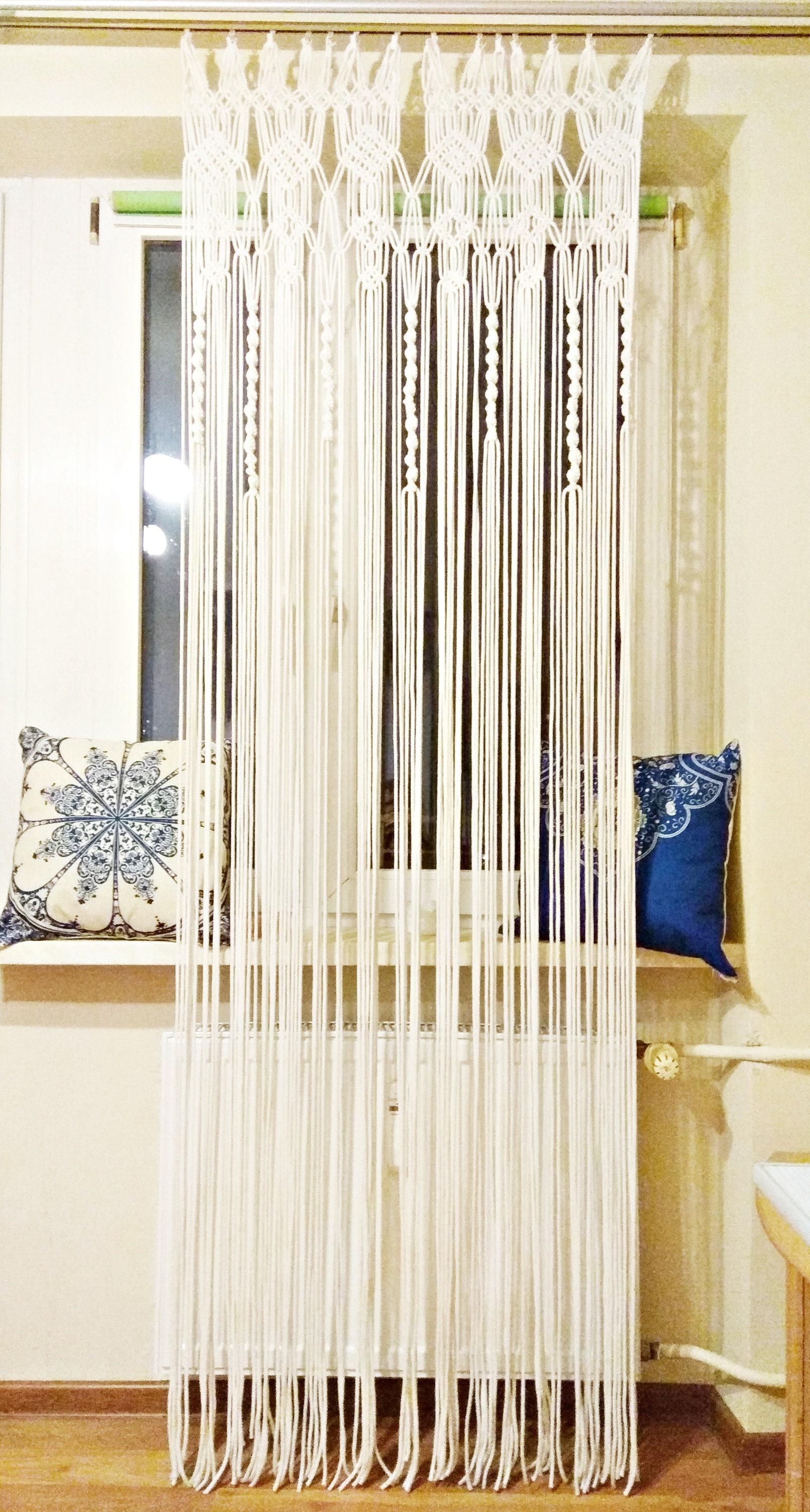Beautiful Macrame Rope Window Curtain Room Separator Door - Etsy