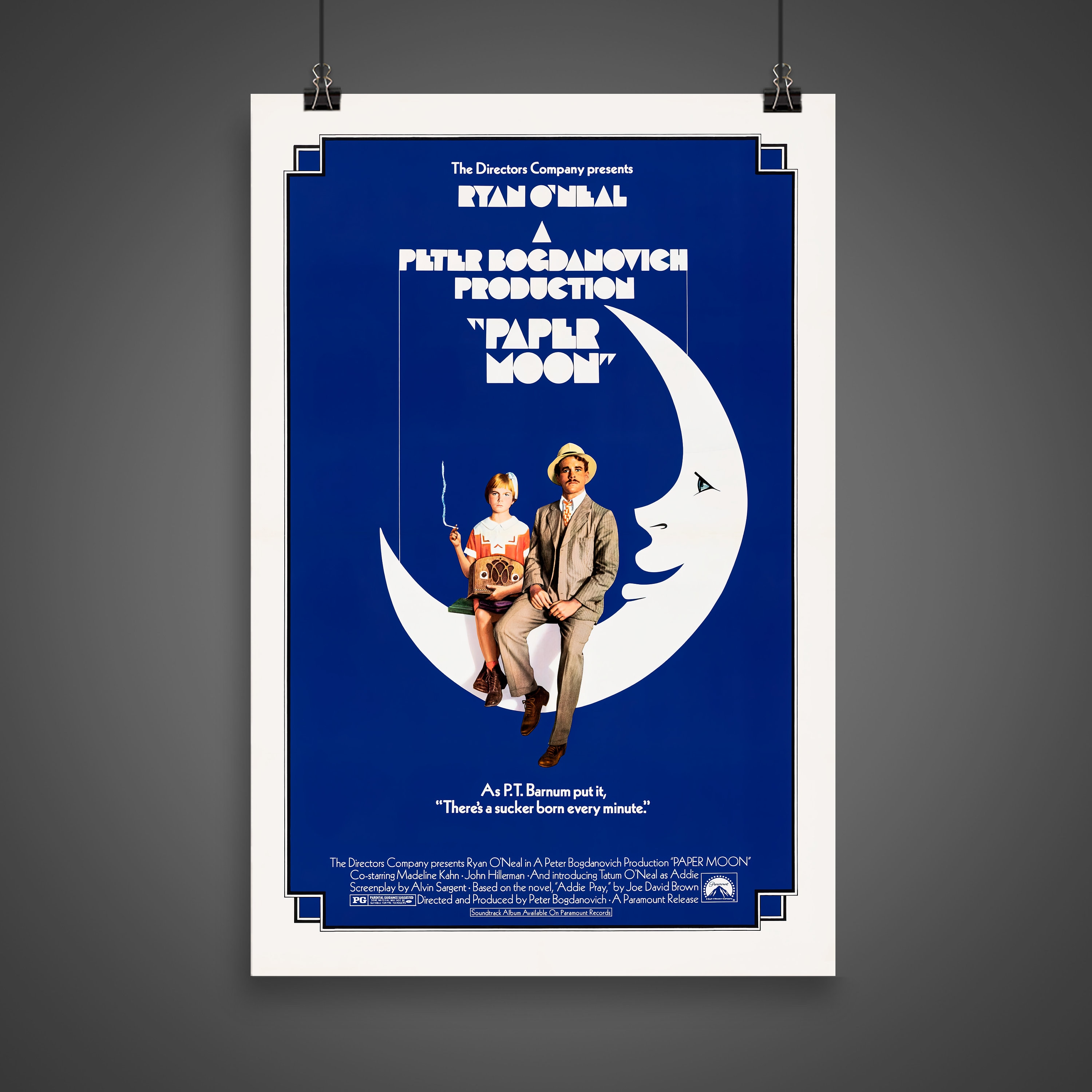 Paper Moon (1973) - Vintage Movie Poster - Etsy