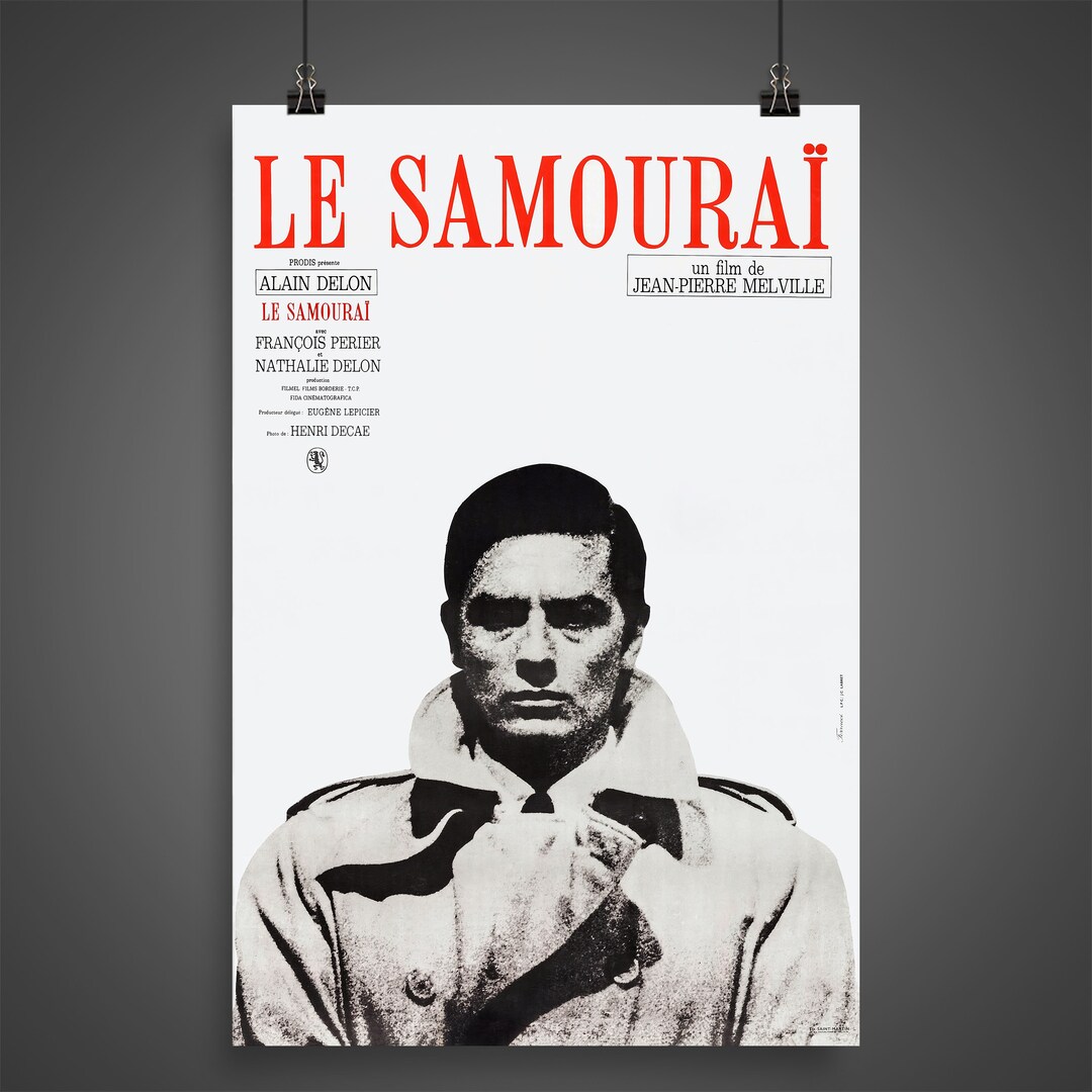 Le Samourai (1967) - Vintage French Movie Poster (61x91cm) - Etsy