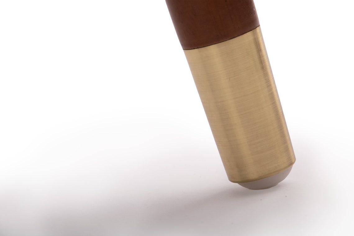 Concrete Kintsugi Coffee Table Round With Wood and Gold Legs - Etsy