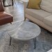 Concrete Kintsugi Round Coffee Table - Etsy