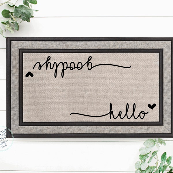 Hello Doormat - Etsy