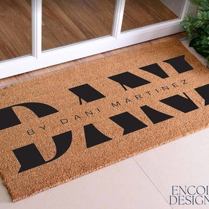 Custom Business Logo Door Mat - Your Text Here - Personalized Doormat ...