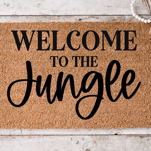 Jungle Doormat - Etsy
