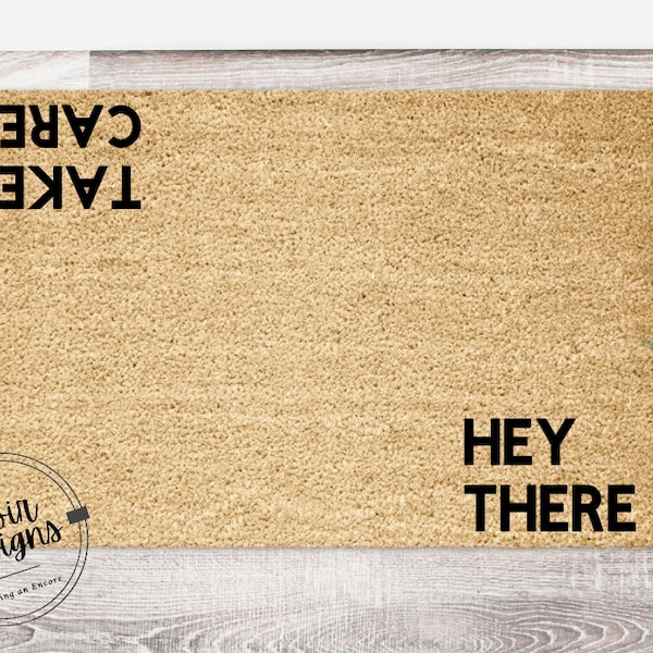 Hello Doormat - Etsy