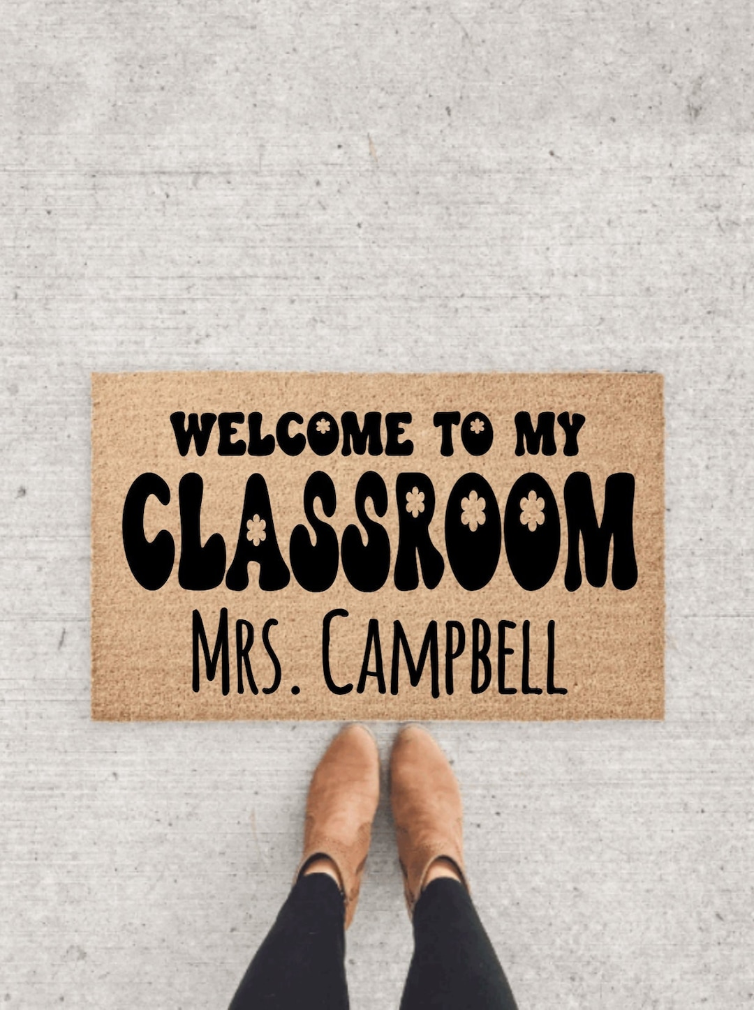 Custom Teacher Classroom Doormat, Personalized Doormat, Porch Decor ...