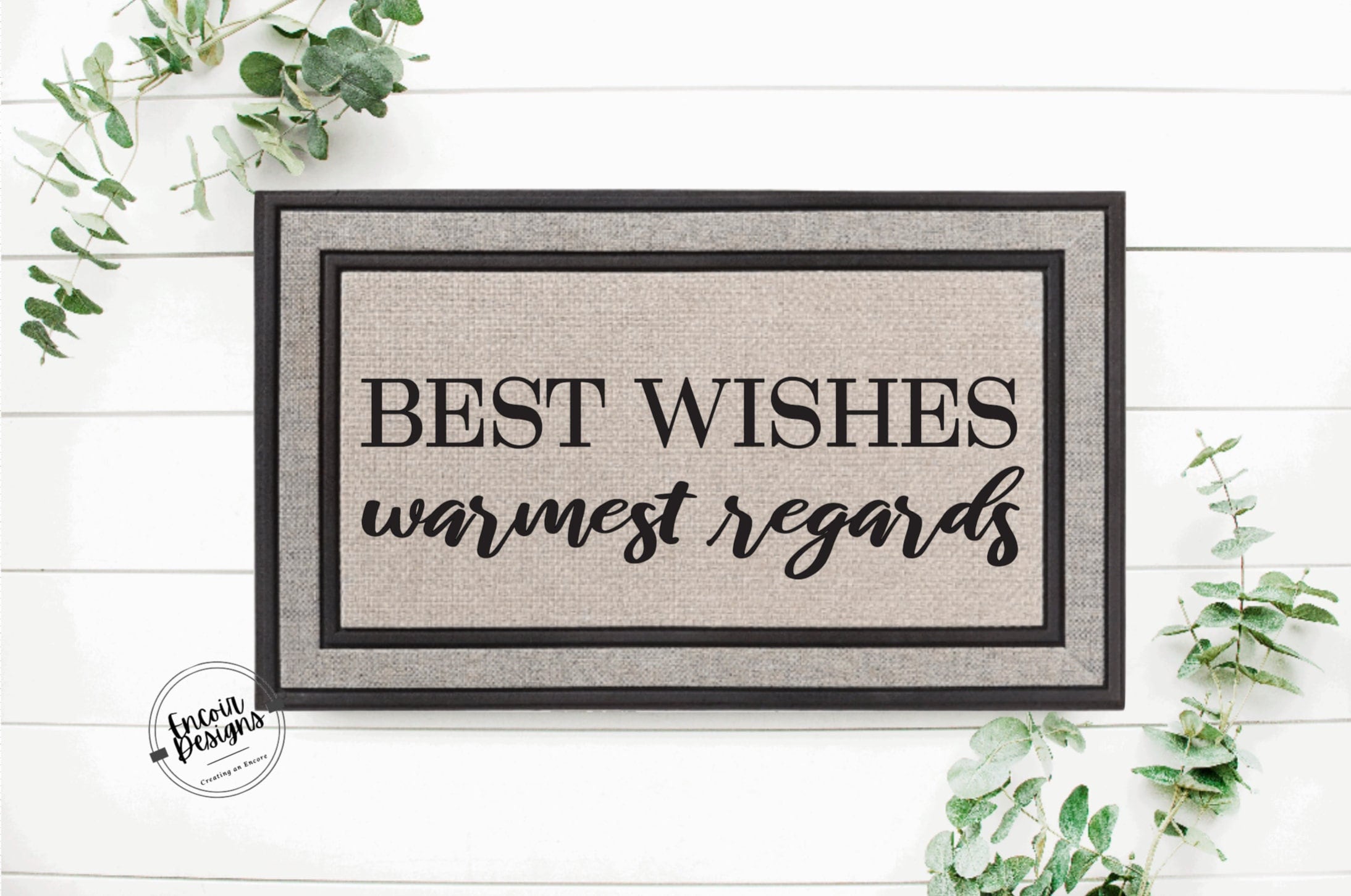Best Wishes Warmest Regards Welcome Mat V2 Funny Doormat - Etsy