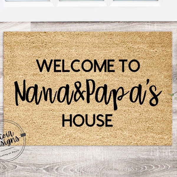 Nana and Papas House Rug - Etsy