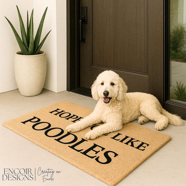 Poodle Rug - Etsy