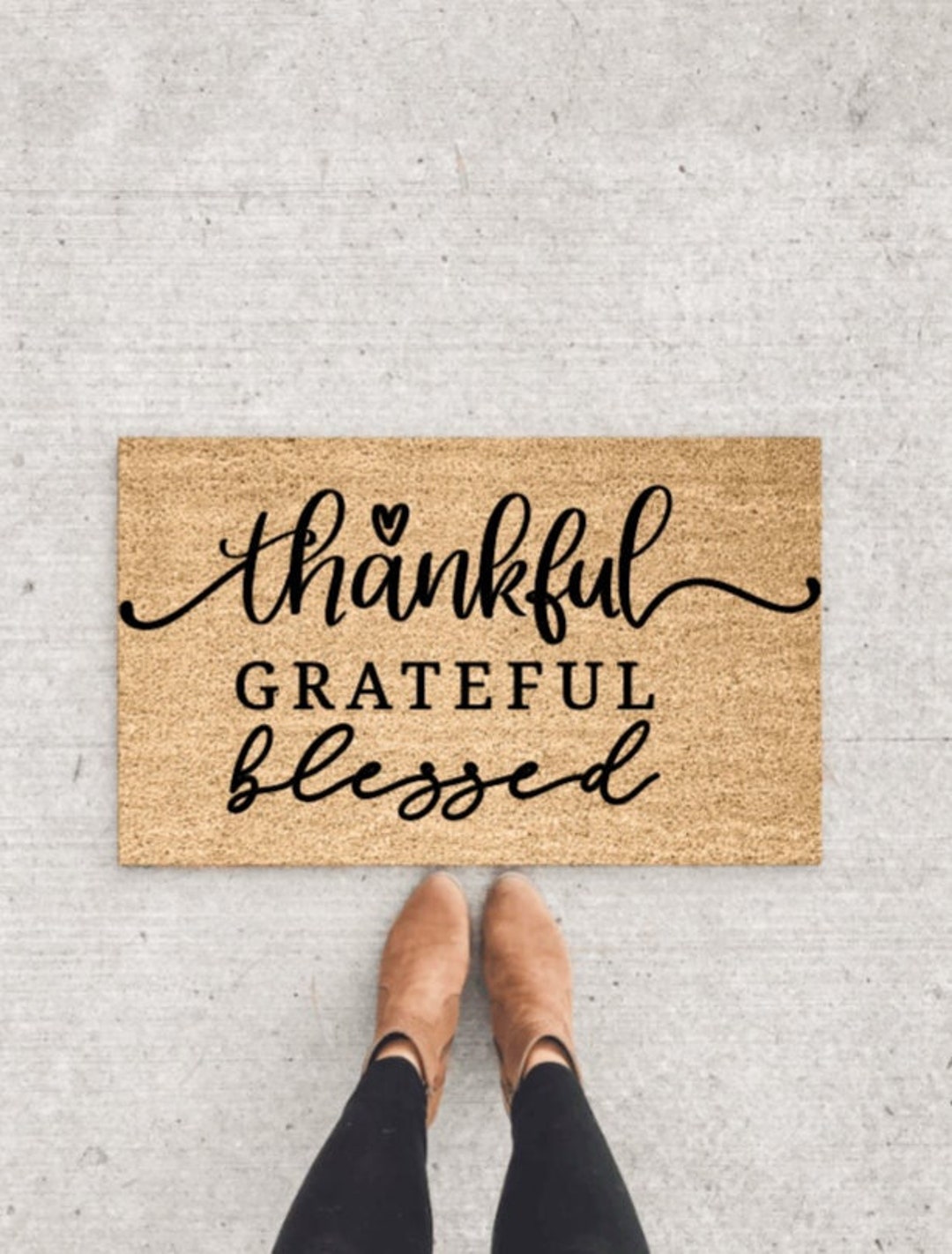 Thankful Doormat, Thankful Door Mat, Fall Welcome Mat, Fall Decor, Fall ...